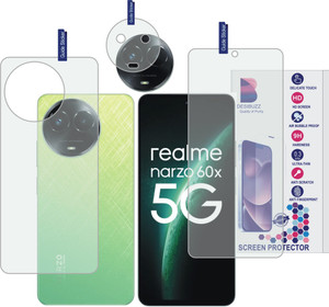 DESIBUZZ Front and Back Tempered Glass for realme narzo 60X 5G, realme ...