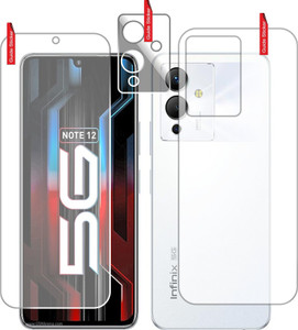 Dasiana Front and Back Tempered Glass for infinix note 12 5g, infinix ...