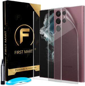 FIRST MART Front and Back Tempered Glass for Samsung Galaxy S22 Ultra ...