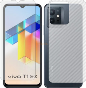 TELTREK Front and Back Tempered Glass for VIVO V2141 (Front Matte ...