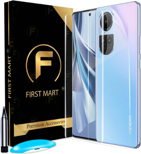 FIRST MART Front and Back Tempered Glass for Oppo Reno 10 5G, Reno 10 ...