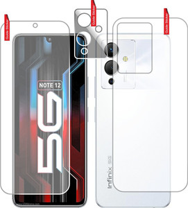 Dasiana Front and Back Tempered Glass for infinix note 12 5g, infinix ...