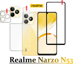 Zlymo Front and Back Tempered Glass for Realme Narzo N53 - Zlymo ...