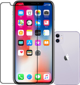 SS Front and Back Tempered Glass for IPHONE 11 Front Back Tempered ...