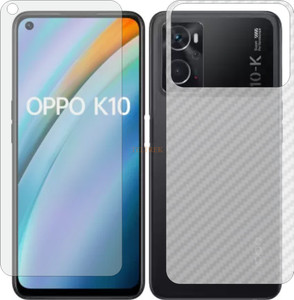 TELTREK Front and Back Tempered Glass for OPPO K10 CPH2373 (Front Matte ...