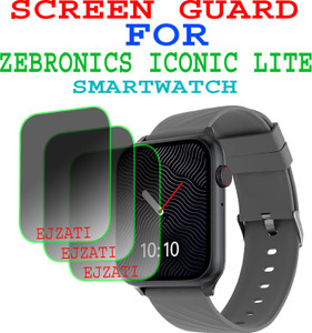 EJZATI Screen Guard for ZEBRONICS ICONIC LITE SMARTWATCH - EJZATI ...
