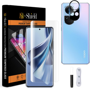 MS-Shield Tempered Glass Guard for OPPO Reno 10 5G, With Camera Lens ...