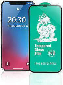 Protec Plus Tempered Glass Guard for Iphone 12 Pro 18D Tempered Glass ...