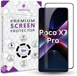 Mobilebies Tempered Glass Guard for Poco X7 Pro Premium Screen ...