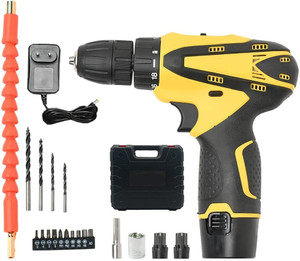 XDLB XDLB_A58 Plastic Cordless 12V Electric Battery Powered Screwdriver ...
