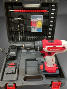 FOSTER FK 38-21 21V CORDLESS 38 Pcs Screwdriver dual speed drill ...