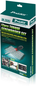 Proskit SD-T636 1~6 N-m Adjustable Torque Screwdriver Set Screwdriver ...