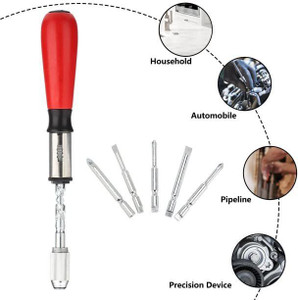 AASONS Push Pull Ratchet Type Screwdriver Semi Automatic Screwdriver ...