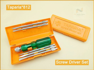 TAPARIA TAPARIA HEAVY DUTY C812/812 COMBINATION SCREWDRIVER SET (PACK ...