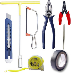 Jiya L260 TOOL KIT-2CUTER I TWEEZER I T SPANNER I MEASUREMENT TAPE 5M I ...