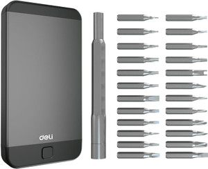 Deli DL3525 25-in-1 S2 Aluminum Precision Screwdriver Set with Magnetic ...