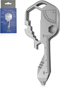 HASTHIP 24- in-1 Key Shaped Pocket Tool, Multi Tool Keychain, Multitool ...