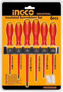 INGCO 6PCS INSULATED SCREWDRIVER SE Combination Screwdriver Set Price ...