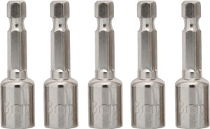 h9 1/4 " Shank 8mm Hex Magnetic Power Nut Driver Drill Bit Socket ...