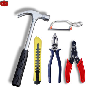 Jiya S265 TOOL KIT-WIRE CUTTER I PILER I HAMMER I SAW I PAPER CUTTEER ...