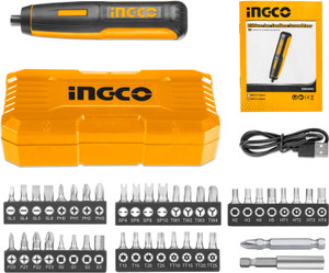 INGCO Lithium Ion Cordless Screwdriver Impact Screwdriver Set Price in ...
