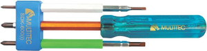 Multitec 6in1 Multibit Insulated Reversible Screw Drivers with Voltage ...
