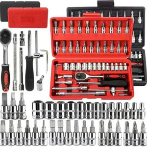 VD Enterprise 46-Piece Multipurpose Hand Tool Kit with Compact Socket ...