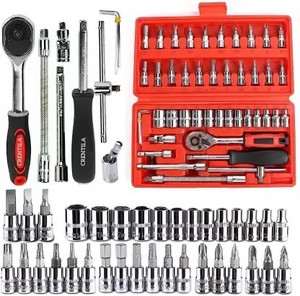 Shiv ENTERPRISE 46 in 1 Pcs Tool Kit & Screwdriver and Socket Set ...