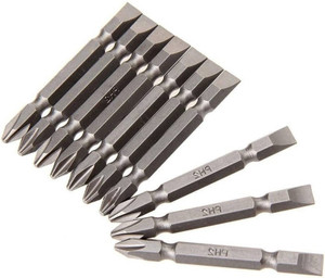 DUMDAAR new PH2 Screwdriver Plus and Minus Bit Set - 10 Pieces, 65mm ...