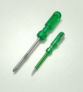TOM CRV 2-in-1 Hardened and Tempered Screw Driver with Line Tester ...