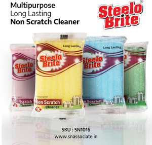 steelo Brite Multipurpose Non Scratch Cleaner Scrub Sponge Price in ...