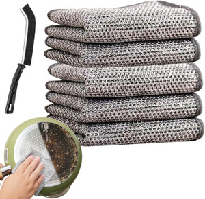 DIOXIT Non-Scratch Wire Dishcloth, Steel Wire Dish Towel, Multipurpose ...