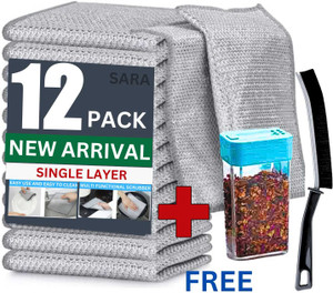 Ji And Ja Wire Dishwashing Scrub Rags for Wet and Dry Kitchen Cleaning ...