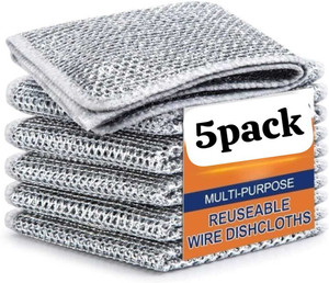 Shriyagic Non-Scratch Wire Dishcloth Stainless Steel Scrub(Regular ...