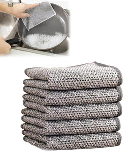 DRVENTERPRISES Dishwashing Scrub Pad Non-Scratch Wire Dishcloth ...