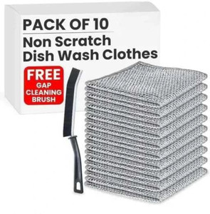 Parulenter Wire Dishwashing cloth,Cleaning Scrubber Scrub Pad for ...