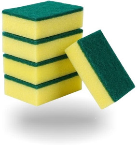 TP INCORP TPINCORP 1 PC KITCHEN SPONGE Scrub Pad, Scrub Sponge, Sponge ...