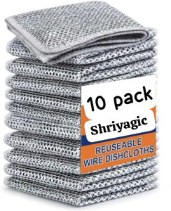 Shriyagic Non-Scratch Wire Dishcloth Stainless Steel Scrub (Regular ...