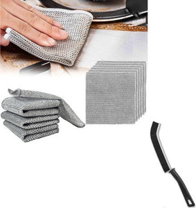 JHWOQU non scratch high quality dish wash cloths,wire dish non scratch ...