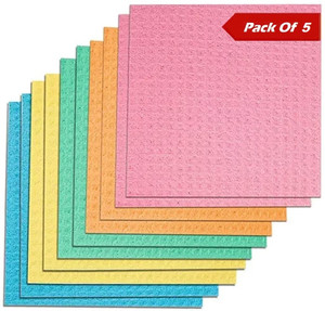 Shopfleet Sponge Wipes 5 Pcs For Kitchen & Household Cleaning Sponge ...
