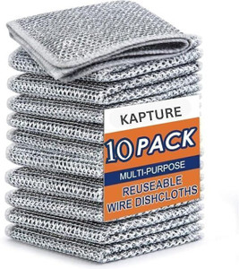 Manav Pack of 5 Dishwashing Scrub/ Steel WIre Cloth Pads 18.1182 ...