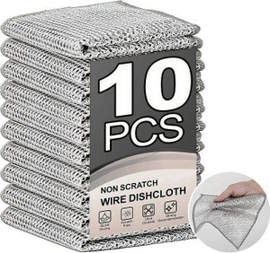 GRF Wire Dishwashing Cloth, Scrubber Utensils, Steel Kitchen Washer ...