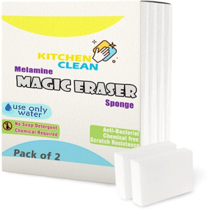 Kitchen clean Magic Eraser Sponge for Stain, Wall Pencil Marks and Lime ...