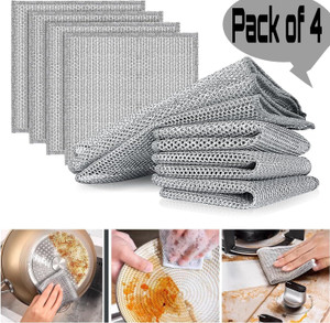 VCR ENTERPRISE Wire Dish Cloth Cleaning Cloth Scrubber for Utensils,Non ...