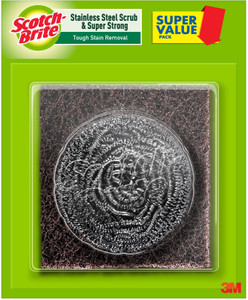 Scotch-Brite Stainless Steel Scrub & Super Strong Scrub Pad Price in ...