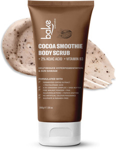 Bake Cosmetics 2% Kojic Acid Cocoa Smoothie Body Scrub | Exfoliation ...