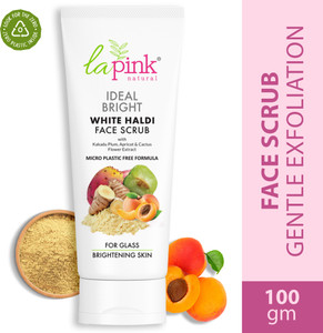 La Pink Ideal Bright Face Scrub for Flawless & Glowing Skin, Gentle ...
