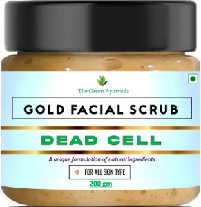 The green ayurveda DEAD CELL GOLD FACIAL SCRUB Scrub - Price in India ...