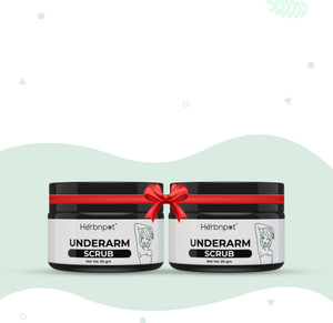 Herbnpot Under Arm Scrub & Underarm Cream for Brightens dark Underarms ...