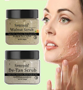 Samrools Walnut and Detan Scrub combo pack Scrub - Price in India, Buy ...